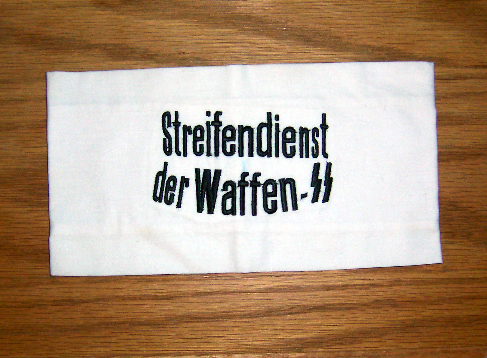 Waffen SS Guard Patrol Armband Streifendienst German WW2 Nazi – VonAcht.com